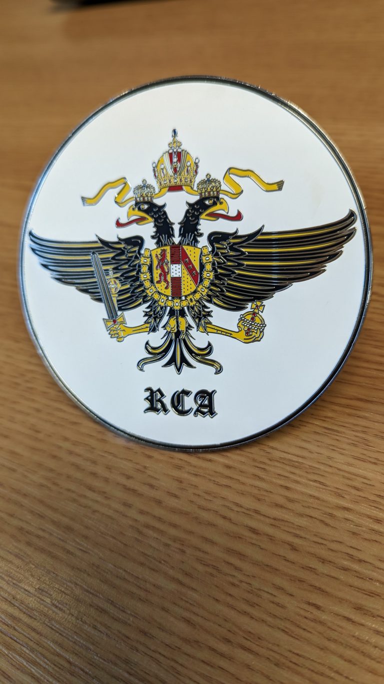 QDG Car Grill Badge – 1st The Queen's Dragoon Guards